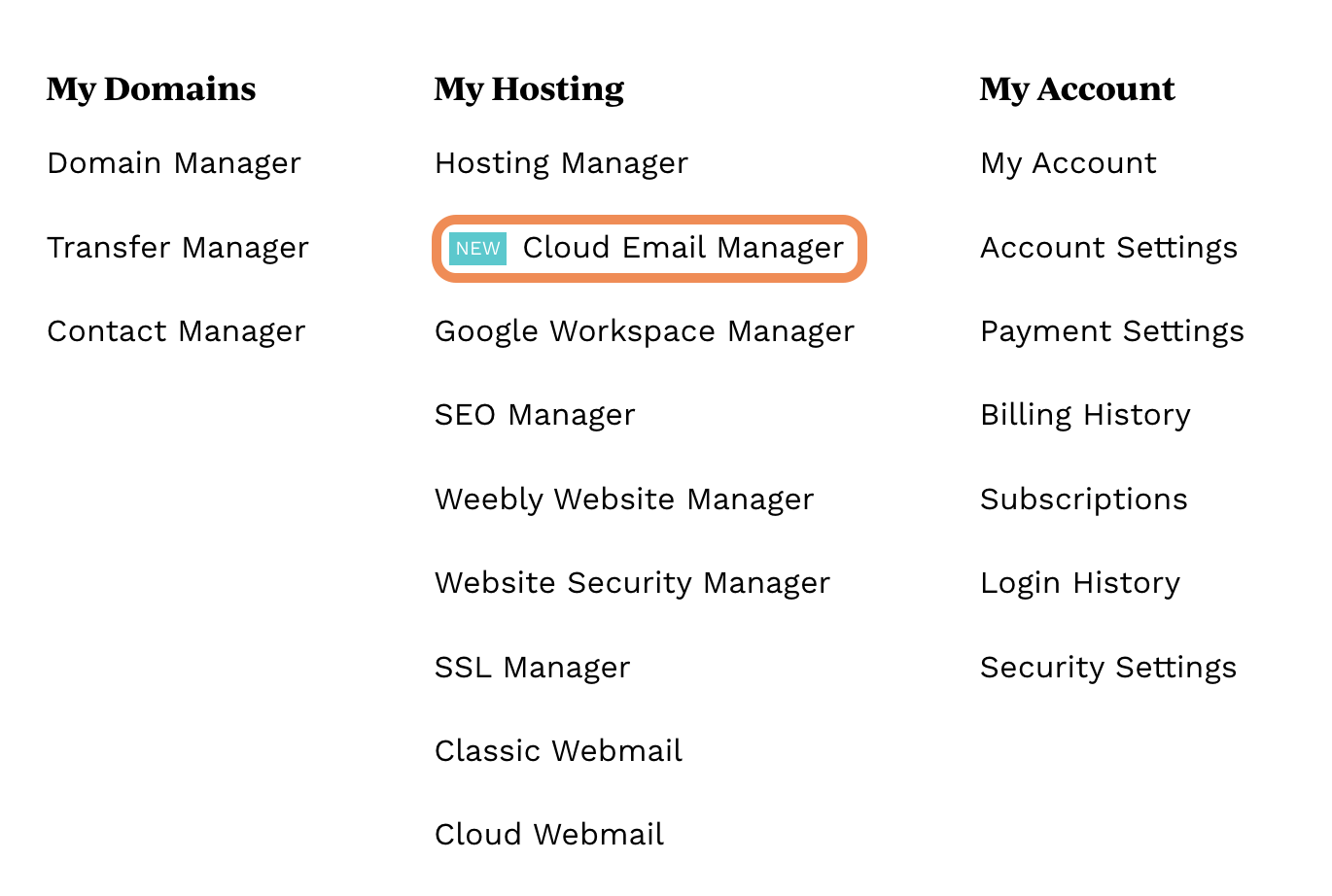 How do I change my email package? - Cloud Email – Rebel.com Help Center